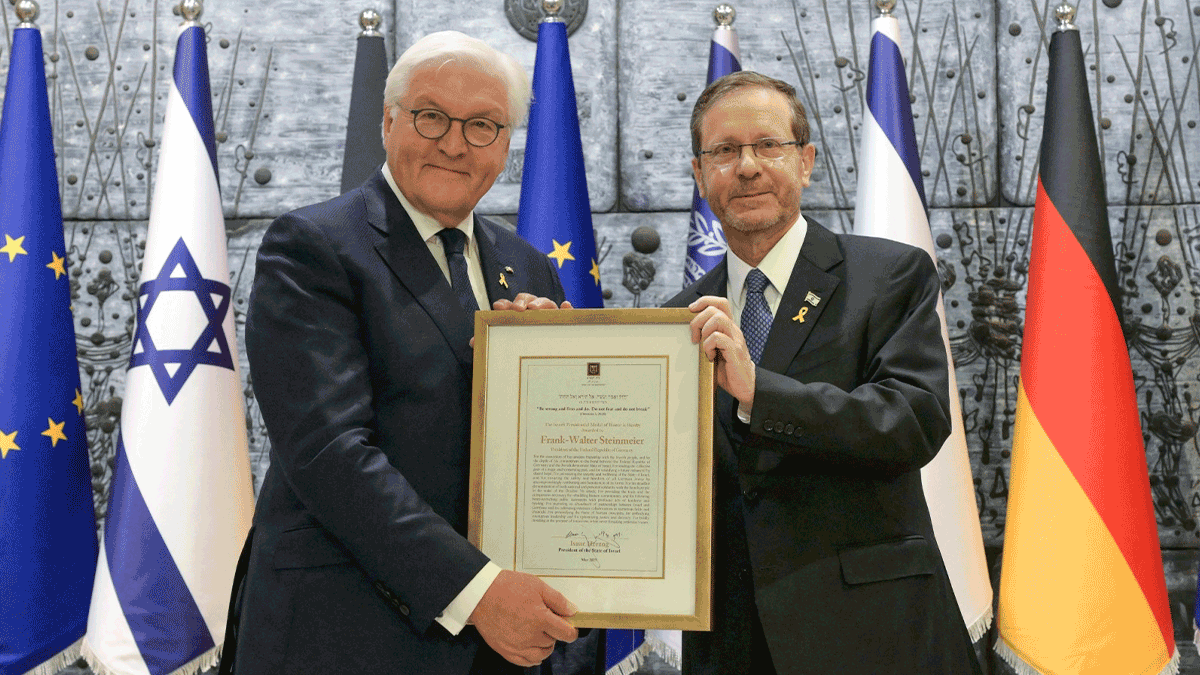 El presidente Isaac Herzog entregó la Medalla de Honor Presidencial de ...